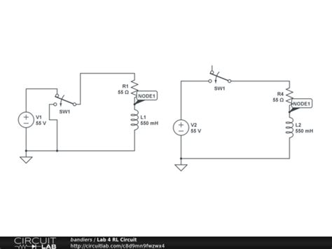 Lab RL Circuit CircuitLab