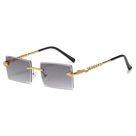 Python Rec Gold And Grey Sunglasses Million Dolla Motive