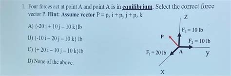 Solved Tor P Hint Assume Vector P Pxi Pyj P L