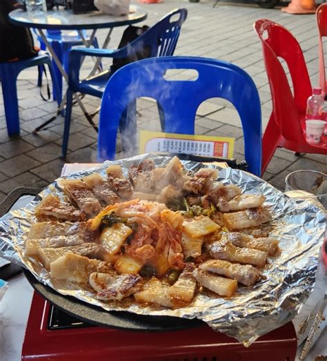 종로3가 야장 삼겹살 진영이네 종로 포차거리 꿀팁 네이버 블로그