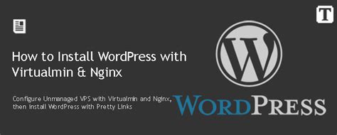 How To Install Wordpress On Ubuntu 2004 Vps With Virtualmin And Nginx