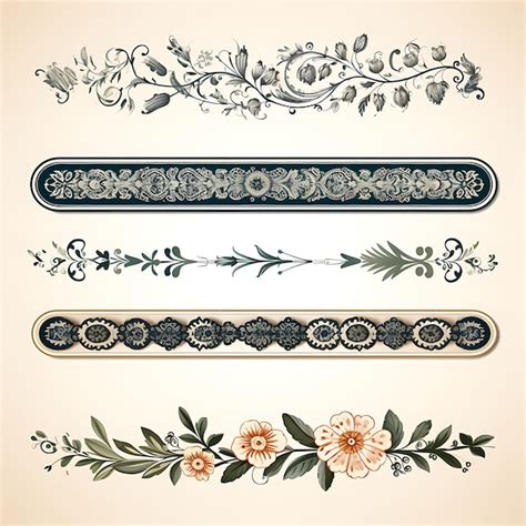 Premium Photo Design Of Vintage Lace Borderline Lace Patterns Vintage