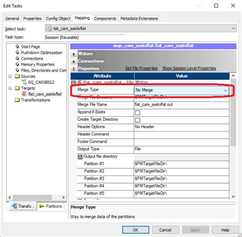 database partitioning in informatica info of database