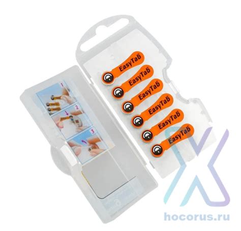 Элемент питания Duracell DA-13 BL/6 для слуховых аппаратов оптом по ...