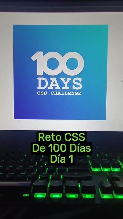 día 1 100 days css challenge youtube