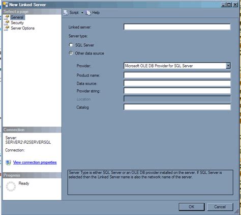 how to add linked server sql server 2008 r2 database administrators