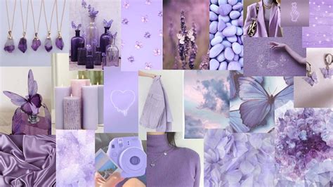 100 Purple Aesthetic Collage Wallpapers