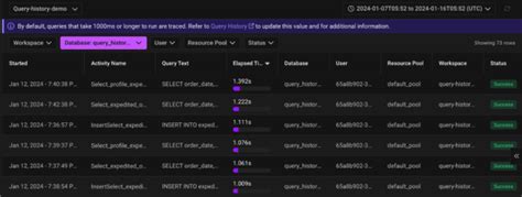 Query History In Singlestore Build Real Time Applications With Singlestore
