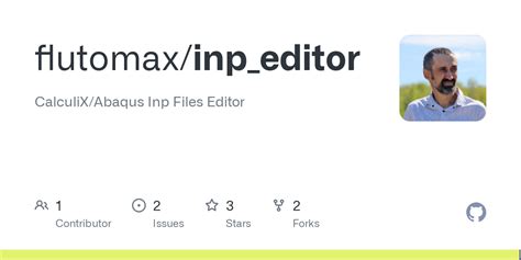 Github Flutomaxinpeditor Calculixabaqus Inp Files Editor