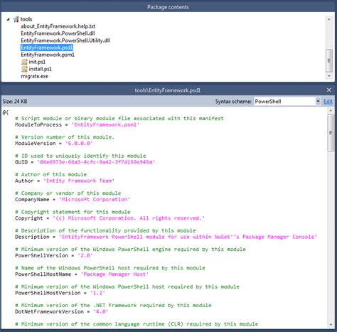 using the nuget package explorer to create explore and publish