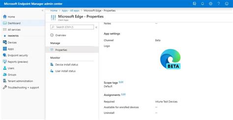 keep it simple with intune 13 uninstalling microsoft edge beta sccmentor paul winstanley