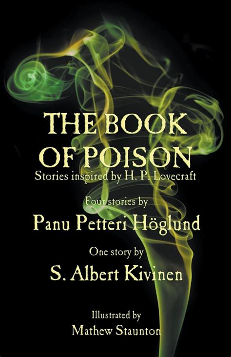 The Book Of Poison Stories Inspired By H P Lovecraft The Book Of Poison Stories Inspired By H P Lovecraft