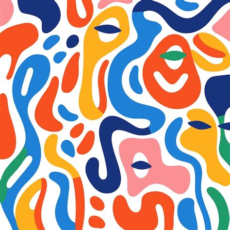 Premium Vector Colorful Minimalist Pattern