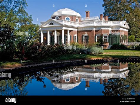 The Home Of Thomas Jefferson Monticello Charlottesville Virginia