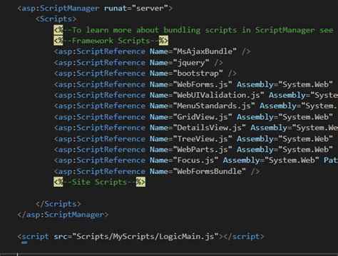 why asp webform not recognizing jquery code cs1056 unexpected