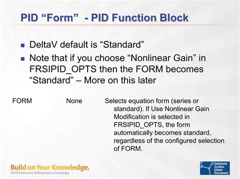 Interesting And Useful Features Of The Deltav Pid Ratio And Biasgain Control Blocks Pptx