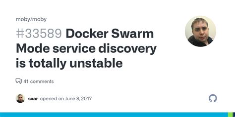 Docker Swarm Mode Service Discovery Is Totally Unstable Issue Moby Moby Github