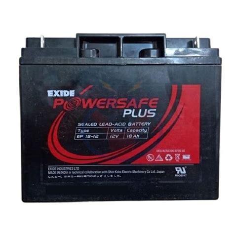 Exide 12v 18ah Smf Battery At ₹ 2625piece Exide Powersafe Plus Smf