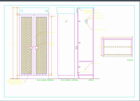 Placard Dans Autocad Téléchargement Cad 14755 Kb Bibliocad