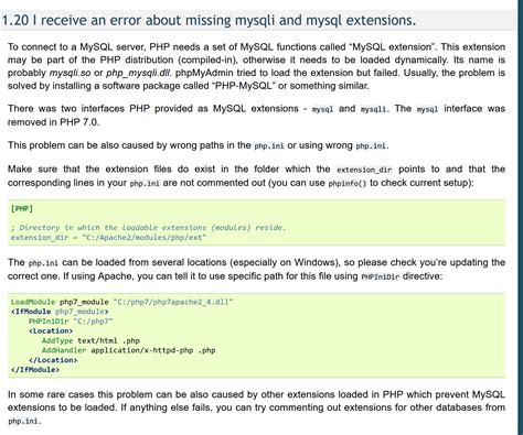 With Easyphp Deveserver 17 How To Solve Phpmyadmin Error The Mysqli