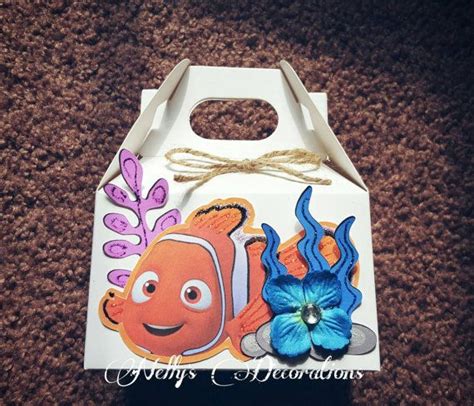 Finding Nemo Mini Gable Boxes Set Of 10 Mini Favor Boxes Nemo Gable