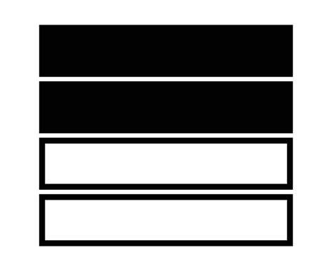 Rectangle Shape And Outline Black Collection Symbol Element Graphic Design Illustration 48721311