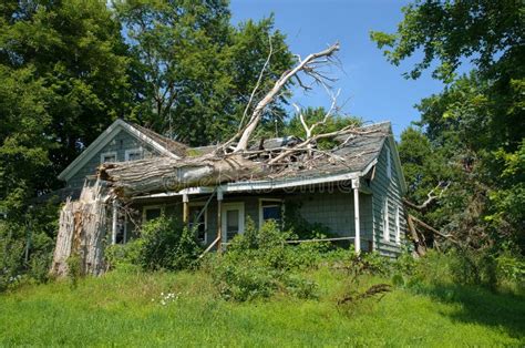 Roof Damage Stock Image Image Of Crash Tornado Storm 329066451