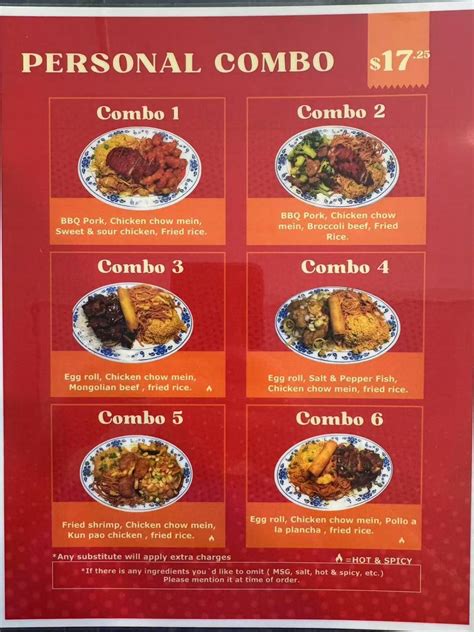 Menu At Rico Food Restaurant El Centro