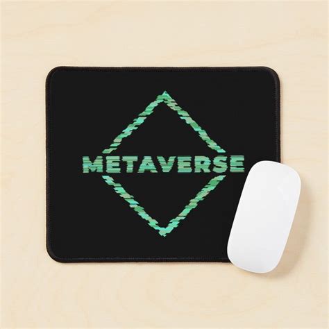 Metaverse Glitch Mouse Pad By AnassBachar