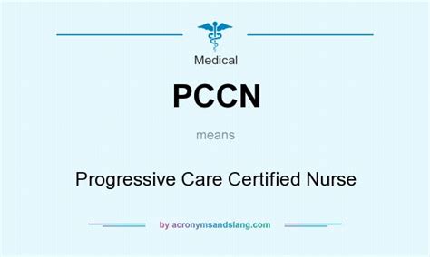 PCCN Progressive Care Certified Nurse In Medical By AcronymsAndSlang Com
