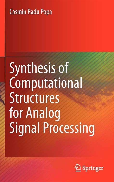 Synthesis Of Computational Structures For Analog Signal Processing Campus Book House