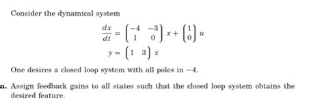 solved x 0 consider the dynamical system