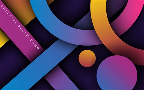 Modern Abstract Colorful Gradient Circle Shaape Overlap Layers Background Eps10 Vector 12003827