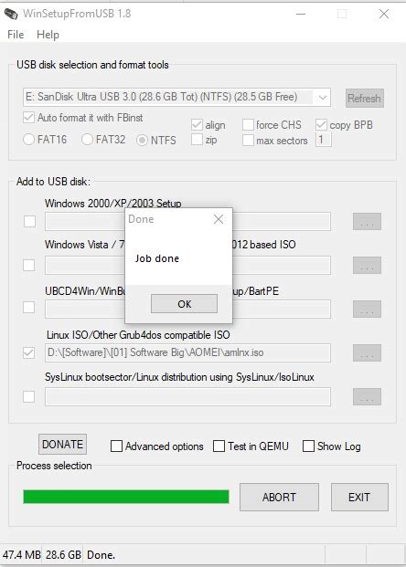 Aomei โปรแกรม Clone Windows ที่ช่างเลือก Create Usb Boot It Bolt