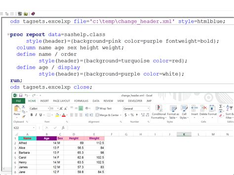 Shades Of Color Using Excelxp Sas Support Communities