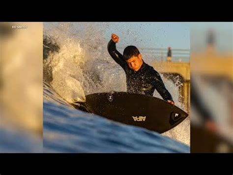 Video Socal Community Honors Local Surfer Kolby Aipa With Paddle Out