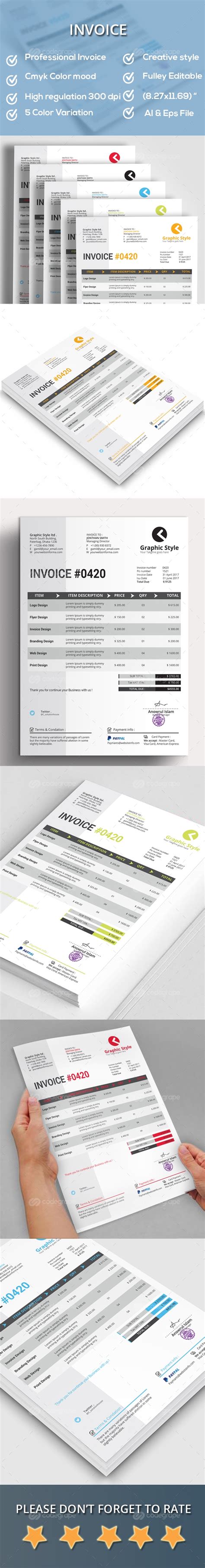 Invoice Invoicing Invoice Template Creative
