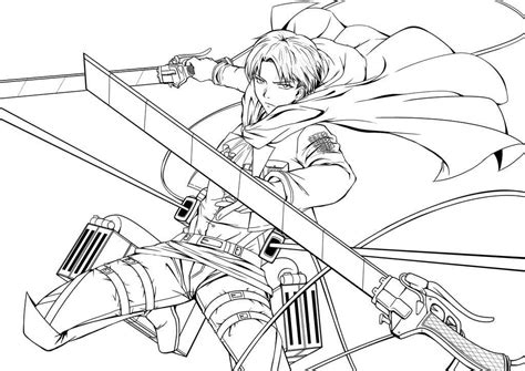 리바이 아커만 색칠 공부 Kr에서 무료 색칠 공부