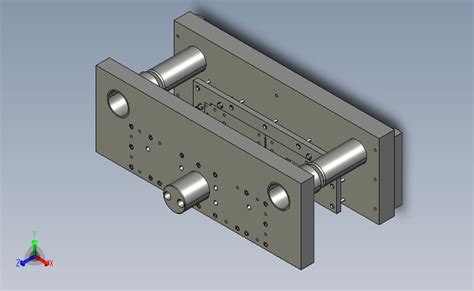 上连接板冲孔落料复合模 Step 模型图纸下载 懒石网