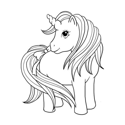 نقاشی تک شاخ 35 نقاشی اسب تک شاخ برای رنگ آمیزی کودکان