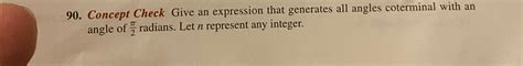 solved concept check give an expression that generates all