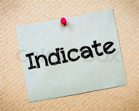 Indicate Stock Image Colourbox