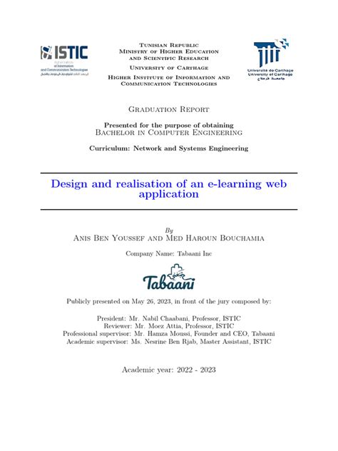 Template Rapport Istic Pfe Pdf Scrum Software Development Use Case