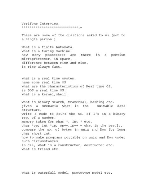 Verifone Pdf C Programming Language Integer Computer Science