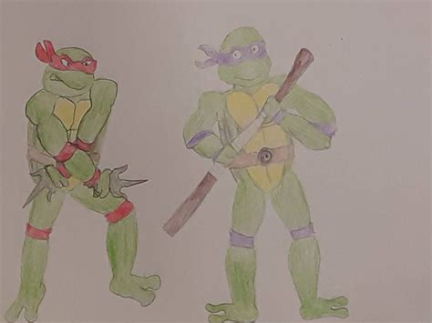 Teenage Mutant Ninja Turtles 1987 Raph And Don By Megasonicfandom844 On