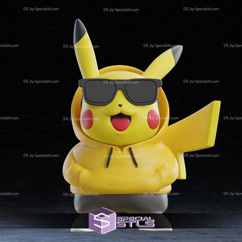 Urban Pikachu Stl Files Specialstl