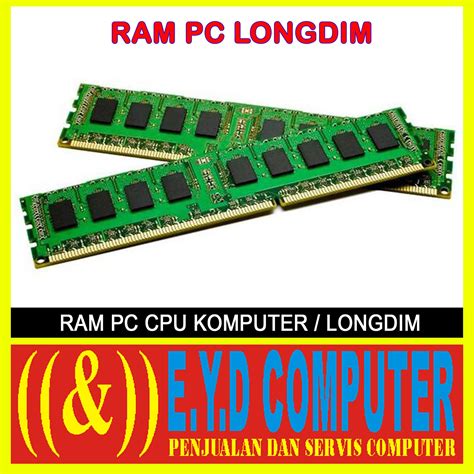 Ram Pc Komputer 1 Gb Ddr 3 Longdim Memori 1gb Ddr3 Memory Untuk Cpu Computer Eyd Computer