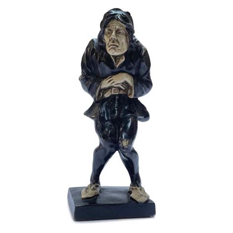 Pair Of Italian Sculptures 1950s Grotesque Figures Of Quasimodo And