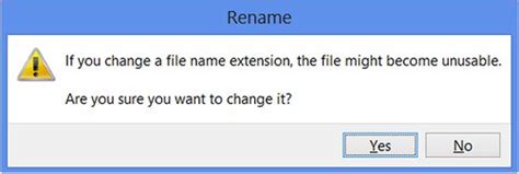 Kaushik S Blog Disable File Name Extension Change Warning In Windows 10