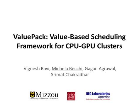 ppt valuepack value based scheduling framework for cpu gpu clusters
